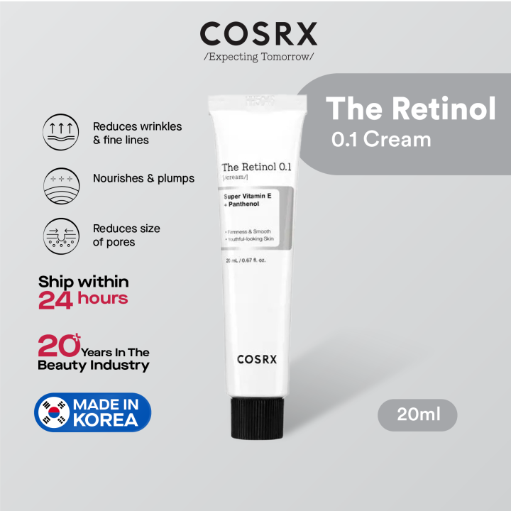 COSRX The Retinol 0.1 Cream 20ml | Lazada
