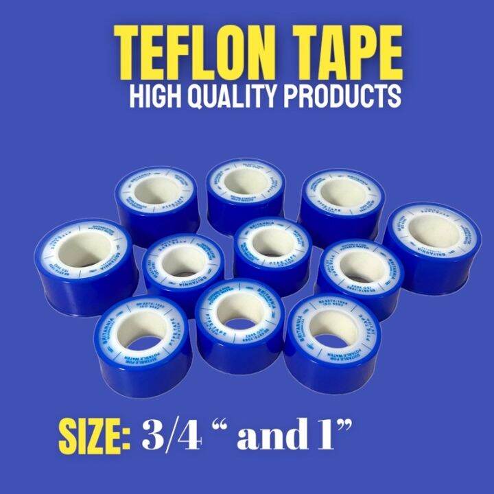 Teflon Tape (3/4,1” x 10m) X (10pcs/pack) | Lazada PH