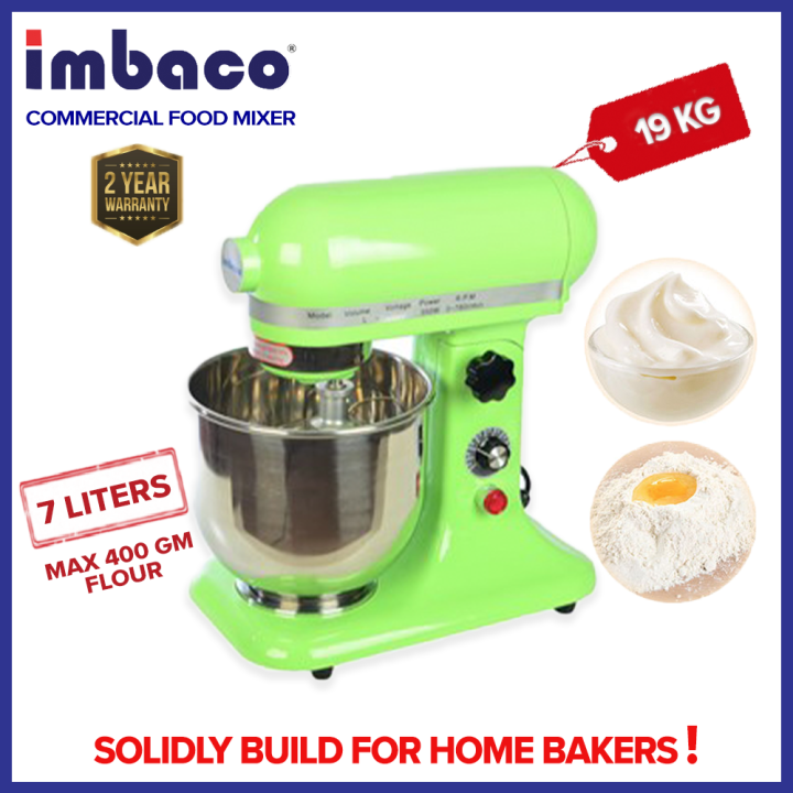 Imbaco Heavy Duty Commercial Food Mixer (7 Liters) | Stand Mixer | Mixer With Stainless Steel ...