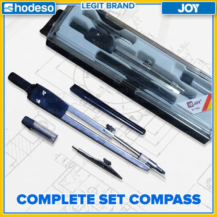 Hodeso I JOY Compass W-1904 Geometry Precision Compass for Drafting, Architecture Compass ...