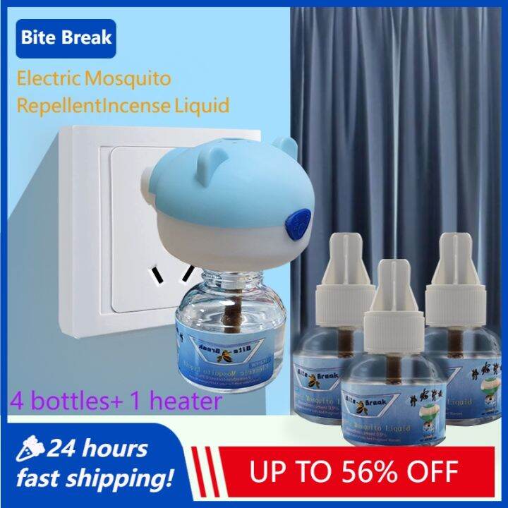 Electric Liquid Mosquito Repellent Herbal Essential Oils Non-toxic And ...