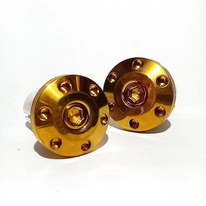 Garage Zero Original Heng Bolts Bar End Gold fit for all motorcycle ...