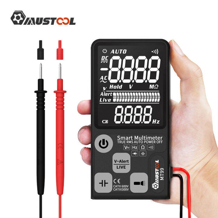 Upgraded Mustool Mt99 True Rms 9999 Counts Digital Multimeter Ultra ...