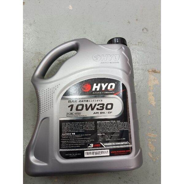 HYO - 10W30 3L [Synthetic Blend] Engine Lubricant Oil [API SN/CF] | Lazada