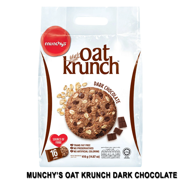 Munchy's Oat Krunch Dark Chocolate 416g | Lazada
