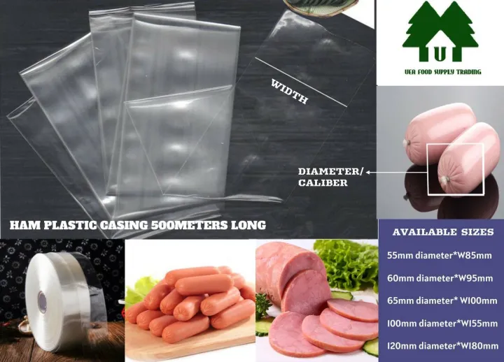 Plastic Sausage Casing for ham,longganisa,skinless 500meters | Lazada PH