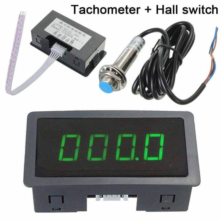 วัด LED Tachometer Non-Contact Speed Gauge Tachometer 50 ~ 500 Mm ...