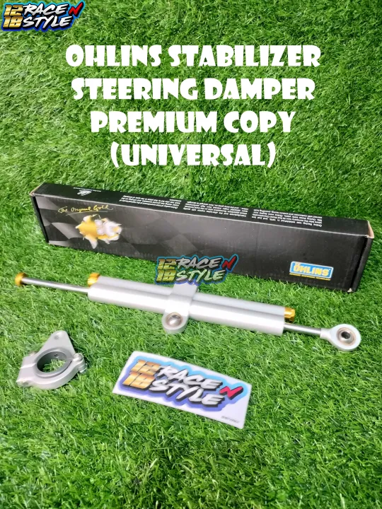 OHLINS STEERING DAMPER STABILIZER LONG WITH BRACKET THAILAND ORIGINAL ...