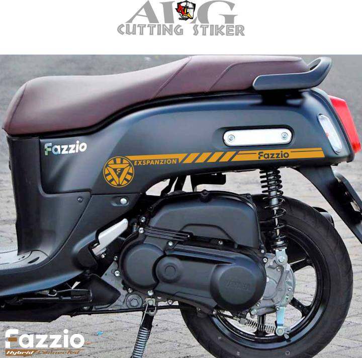 STIKER CUTTING/SCF156/STRIPING FAZZIO/DECAL FAZZIO/STIKER LOGO/DECAL ...