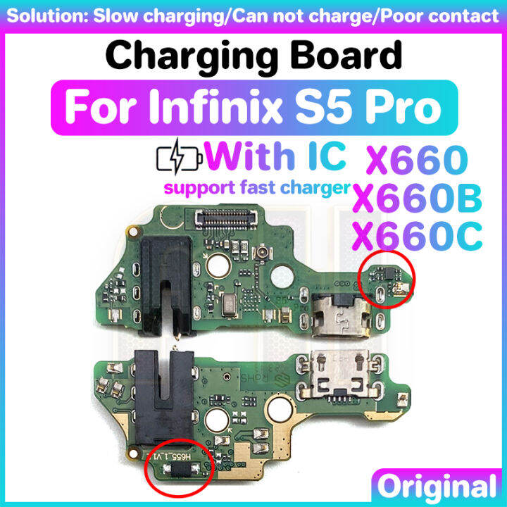 USB Charging charger port board for Infinix S5 PRO S5P X660 X660C X660B ...