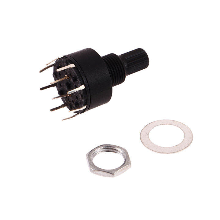 SNA 1PC 1/2 POLE 3/4/5/6/8ตำแหน่ง SR16 16MM ROTARY band SWITCH Axis ...