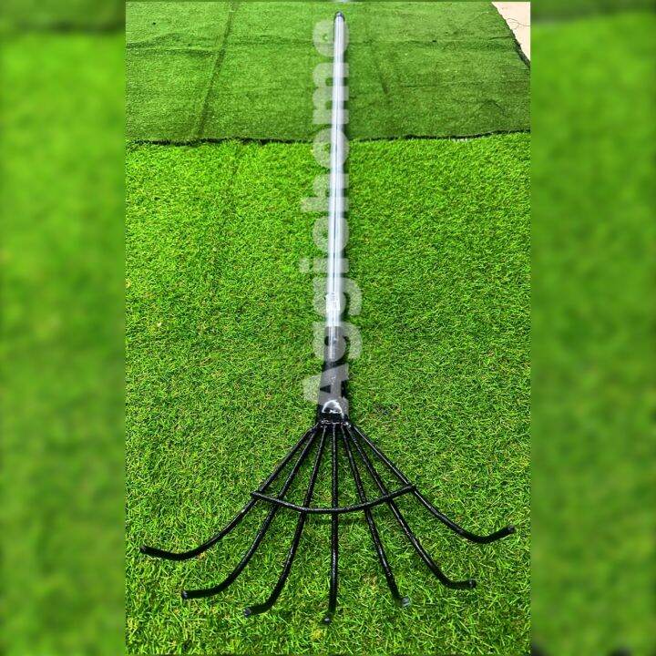 TREETOOLS ตะกราว คราดหญ้า แบบ 7ซี (คราดพร้อมด้าม) คราดกวาดหญ้า คาด คราดเอนกประสงค์ คราดเกาะเห็ด ...