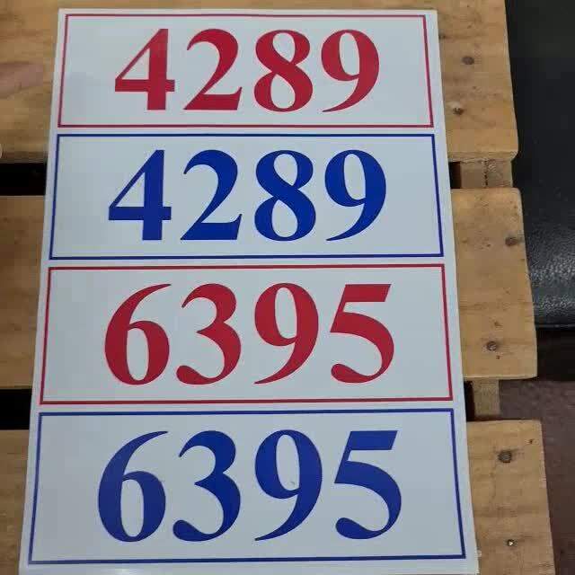 ( Pro+++ ) สุดคุ้ม สติ๊กเกอร์ รหัสพลิกชีวิต 4289 6395 ยันต์พลังตัวเลข ...