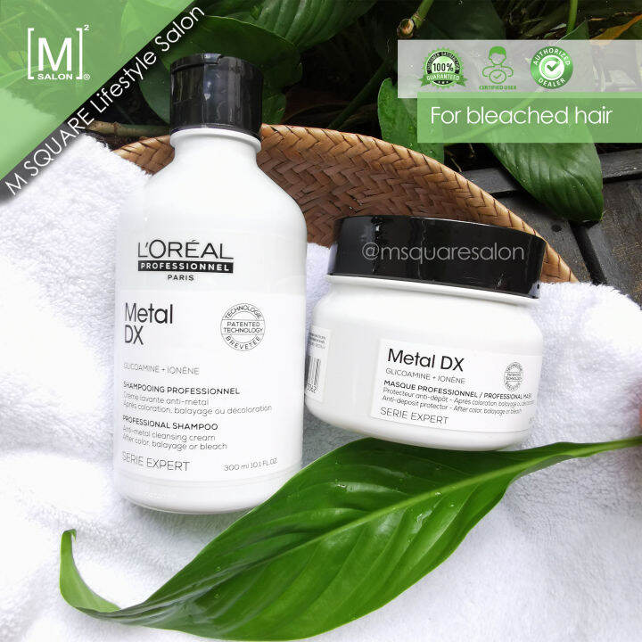 Loreal Professionnel Metal DX Shampoo 300ml + Masque 250ml | Lazada