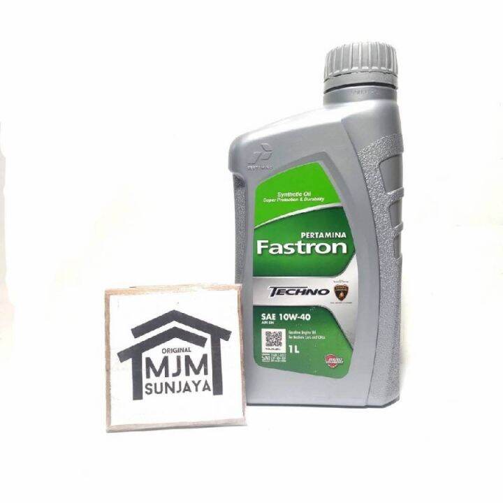 Oli Pertamina Fastron Techno Hijau Ijo SAE 10W-40 API SN 1000ml 1Liter ...