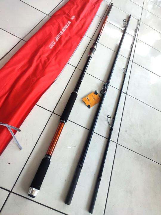 Joran Laut Blood Storm Surf 420 Sambung 3 Carbon Ringan Kuat bisa buat ...
