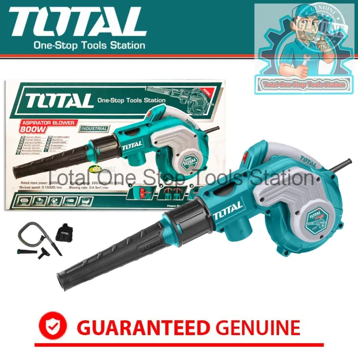 TOTAL Aspirator blower 800w Premium Industrial TOOLS TB2086 | Lazada PH