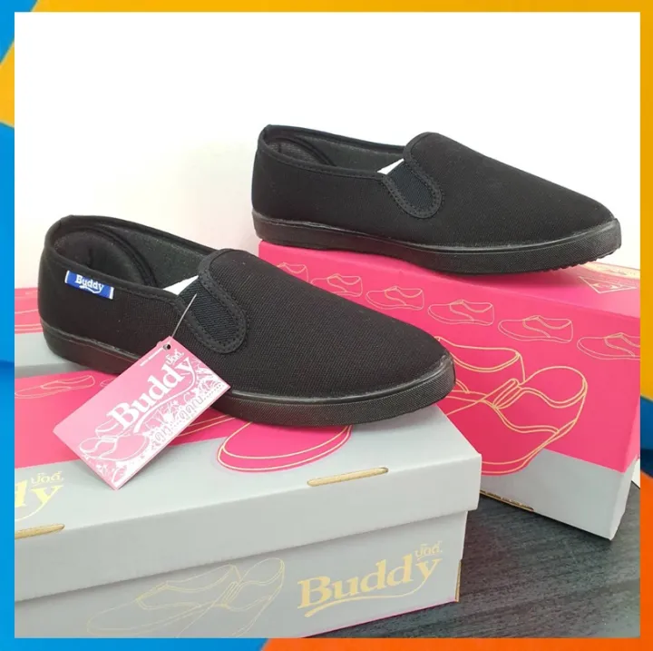 รองเท้า Buddy รุ่น 113 บัดดี้รองเท้าบัดดี้ผ้าใบผู้หญิงเท้าเล็ก (สินค้า ...