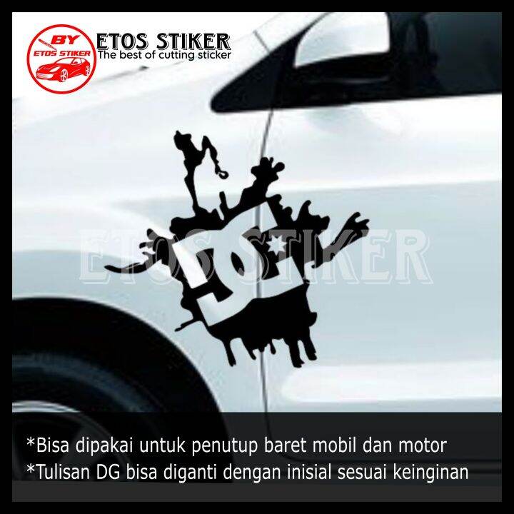 Sticker bercak Stiker Cutting Mobil stiker penutup baret mobil | Lazada ...