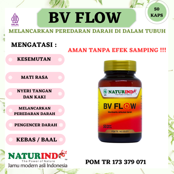 BV FLOW Obat Herbal Kesemutan Kebas Nyeri Tangan dan Kaki Pengencer ...