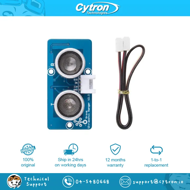Grove Ultrasonic Ranger For Arduino GRV Ultrasonic | Lazada