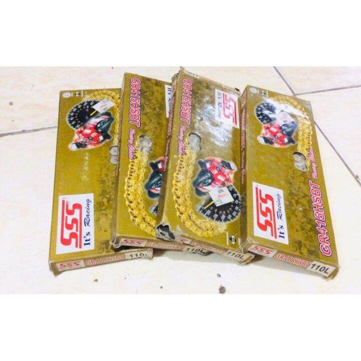 New 2023 SSS RACING motorcycle chain GOLD 415/420/428/428H | Lazada PH