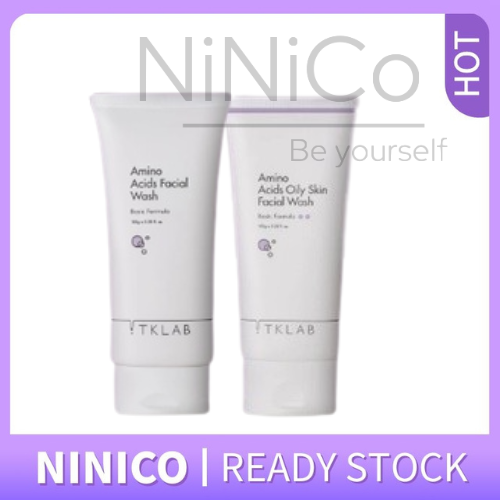 Ready Stock - Tklab Amino acids facial wash cleanser for normal or oily skin 100ml TKLAB ...