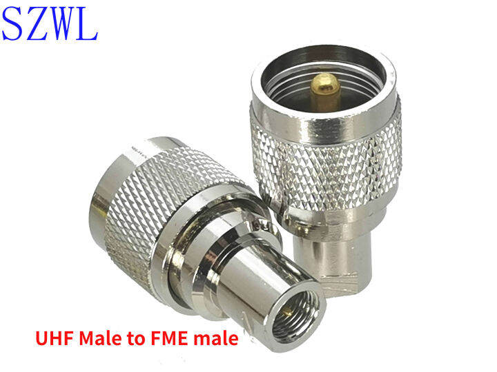 Brass RF UHF PL259 Male to FME plug MINI UHF Female to FME Male RF FME ...