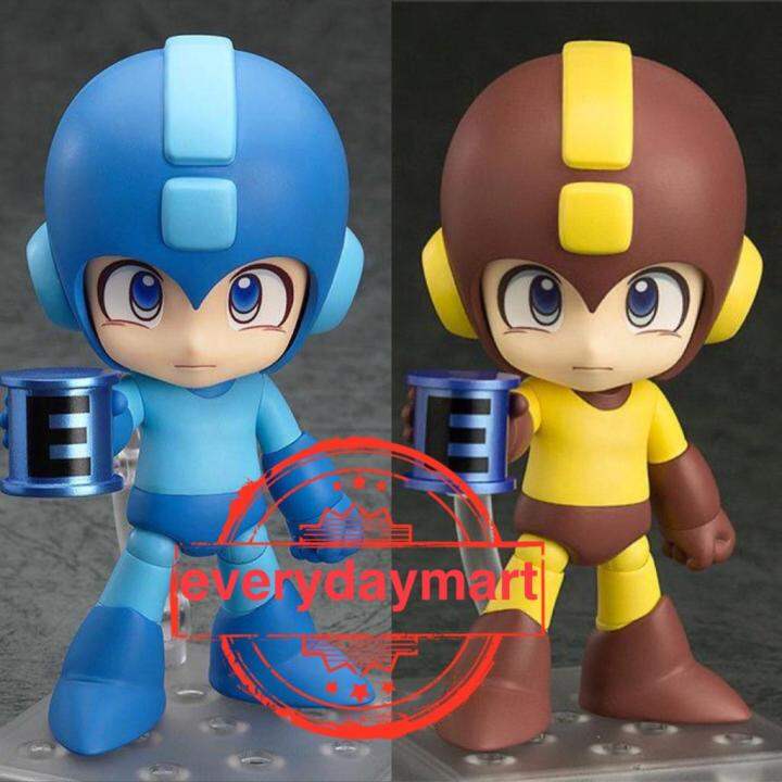 💥MEGAMAN.EXE💥ROCKMAN.EXE BLUE BROWN MOVEABLE JOINT Q VERSION STATUES ...
