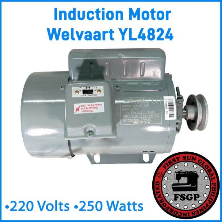 Welvaart Sewing Machine Induction Motor 250W (1/3HP) YL4824 | Lazada PH
