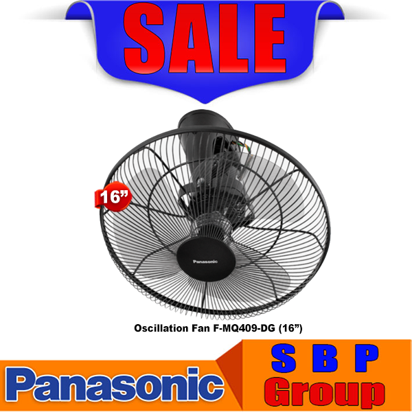 PANASONIC AUTO Oscillation Fan F-MQ409-DG (16”) | Lazada