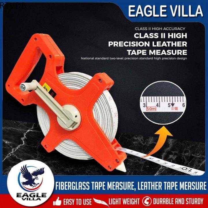 Levels Eaglevilla 50M | 100M Tape Measure Fiber Glass High Quality ...