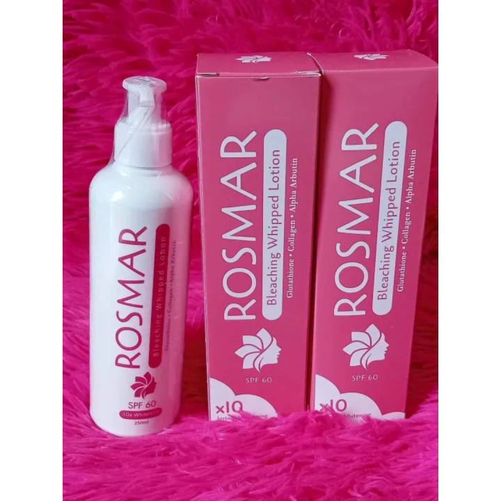 Authentic Rosmar Bleaching Whipped Lotion 250ml (SPF60) 100% ORIGINAL ...