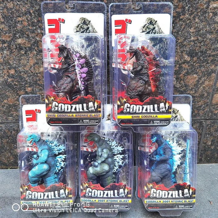 Cartoon toys NECA godzilla version 2001 atomic attack godzilla fire ...