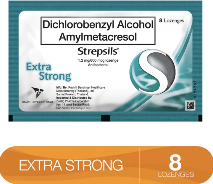 Strepsils Extra Strong ***8 Lozenges per Pack*** by MAVENS COLLECTION ...