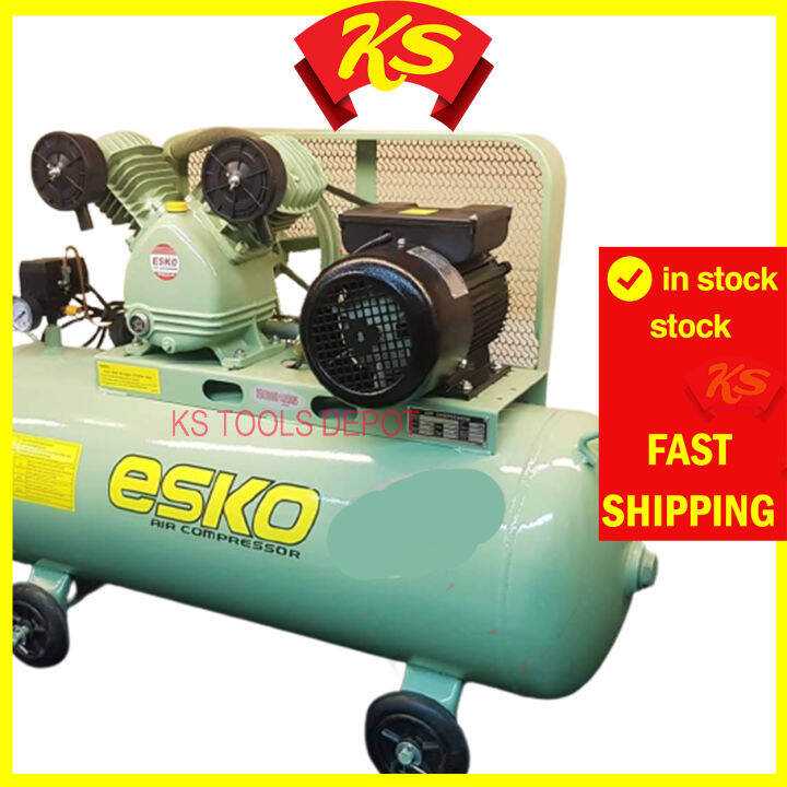 ESKO EK 202 2hp 100L 8bar Air Compressor heavy duty | Lazada