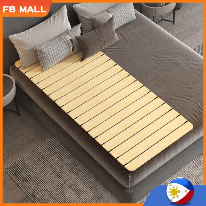 HSR Tatami Bed Solid Wood Bed Frame 180*190cm HardBoard Waist Support ...
