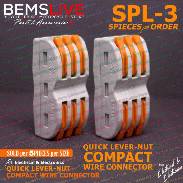 SPL-3 Compact Splicing Connector Quick Lever-Nut Wire Connector - SOLD ...