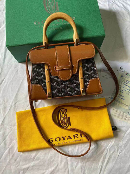 (Purchasing) Goyard Goya Saigonmini Saigon Bag Small Wooden Handle ...