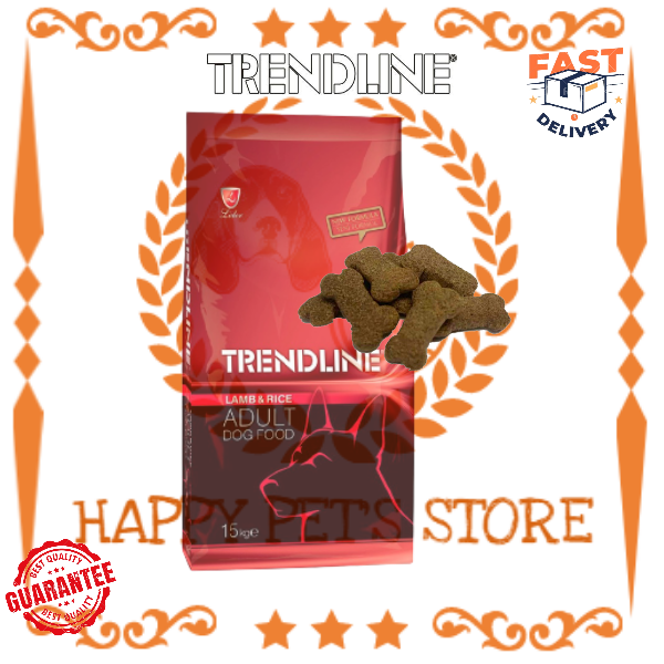 Trendline Adult Dog Food Lamb and Rice 15kg | Lazada