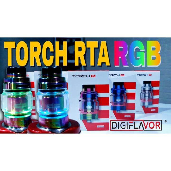 VAPER Digiflavor Torch RTA Tank atomizer atty | Lazada PH