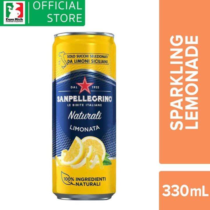 San Pellegrino Sparkling Limonata (Lemonade) 330ml | Lazada PH