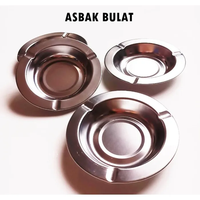 Asbak Stainless - Asbak Bulat - Asbak Rokokk - zansenShop | Lazada ...