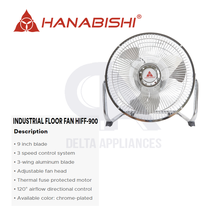 Hanabishi Desk Fan Floor Fan Original 1 Year Warranty HIFF 900 | Lazada PH