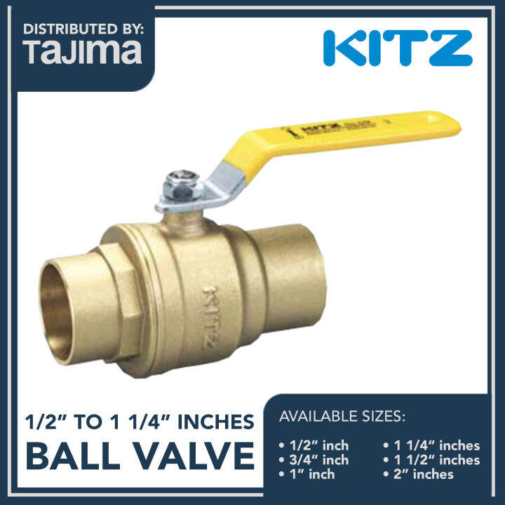Kitz Japan Brass Ball Valve AKSZA Type 600 psi 125 | Lazada PH