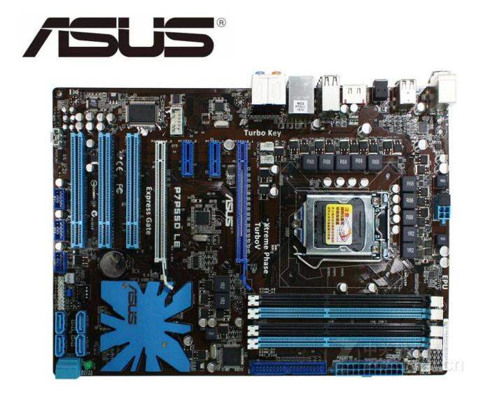 A-SUS P7P55D LE motherboard LGA 1156 DDR3 USB2.0 I3 I5 I7 CPU 16GB P55 ...