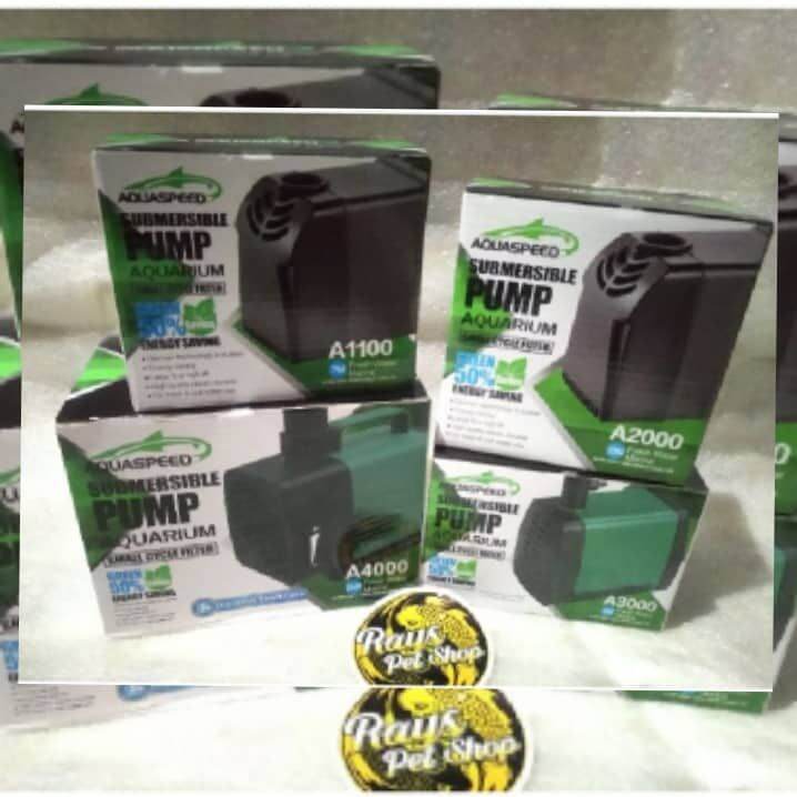 AquaSpeed Submersible Pump (A1100 , A2000 , A3000 , A4000 ) Aquarium ...