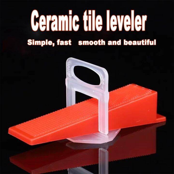 100PCS reusable leveling system tile leveling tile wedge ceramic tile ...