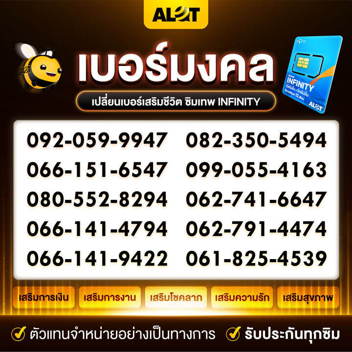 ชุด1 เลือก เบอร์มงคล sim dtac infinity 6Mbps เบอร์เทพ เบอร์สวย คู่เลขมงคล Simเทพ ซิมเน็ต ดีแทค ...