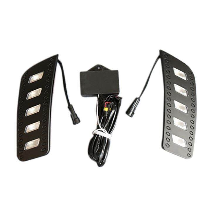 1Pair Car Front Led Daytime Running Lights Daylight Fog Lights for Ford Ranger Px1 T6 Mk1 2011 ...